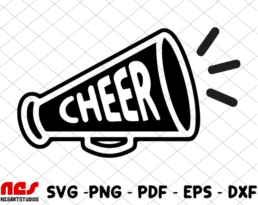 MEGAPHONE Svg, Cheerleader Svg, Cheer Svg, Icon Svg, Cheer Squad Svg ...