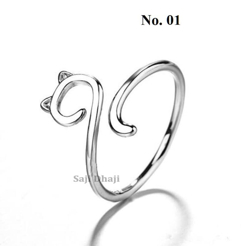 Adjustable Cat Ring - Etsy