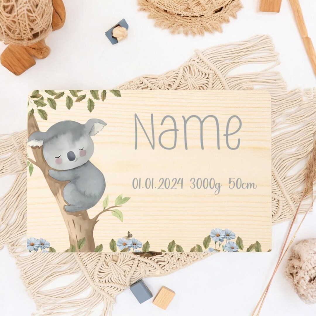 Personalized Baby Wooden Memory Box, Newborn Baby Shower Gift ...