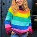 Rainbow Jumper (download) - Make Your Own Jumper - Intermediate Pattern ...