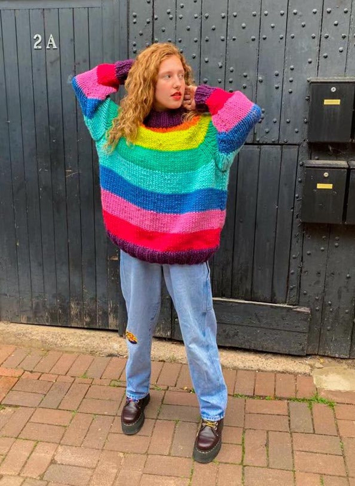 Rainbow Jumper (download) - Make Your Own Jumper - Intermediate Pattern ...
