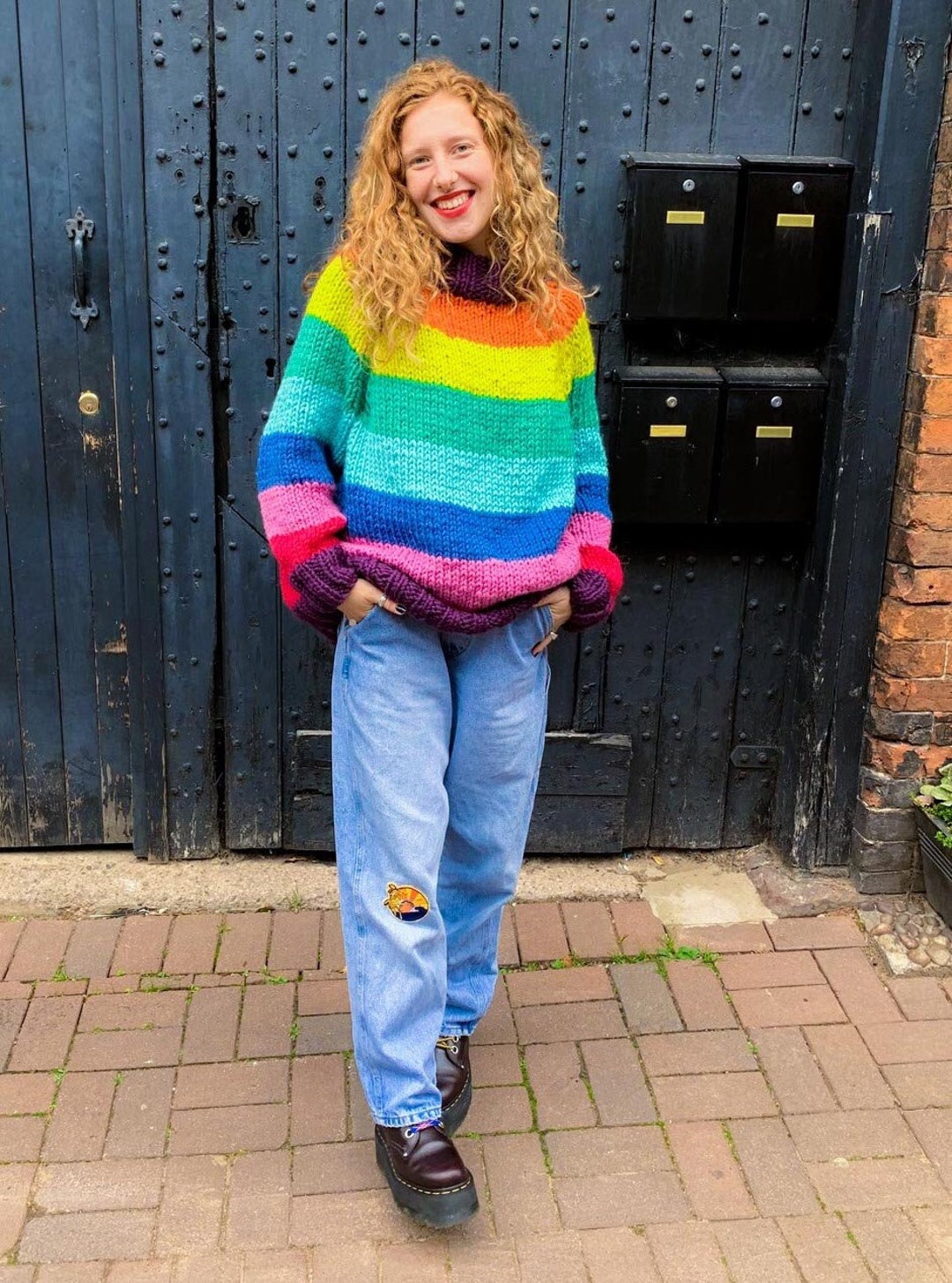 Rainbow Jumper (download) - Make Your Own Jumper - Intermediate Pattern ...