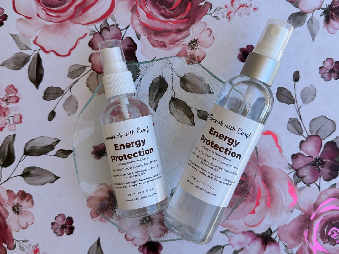 NEGATIVE ENERGY PROTECTION Spray, Energy Cleansing Body Mist, Essential ...