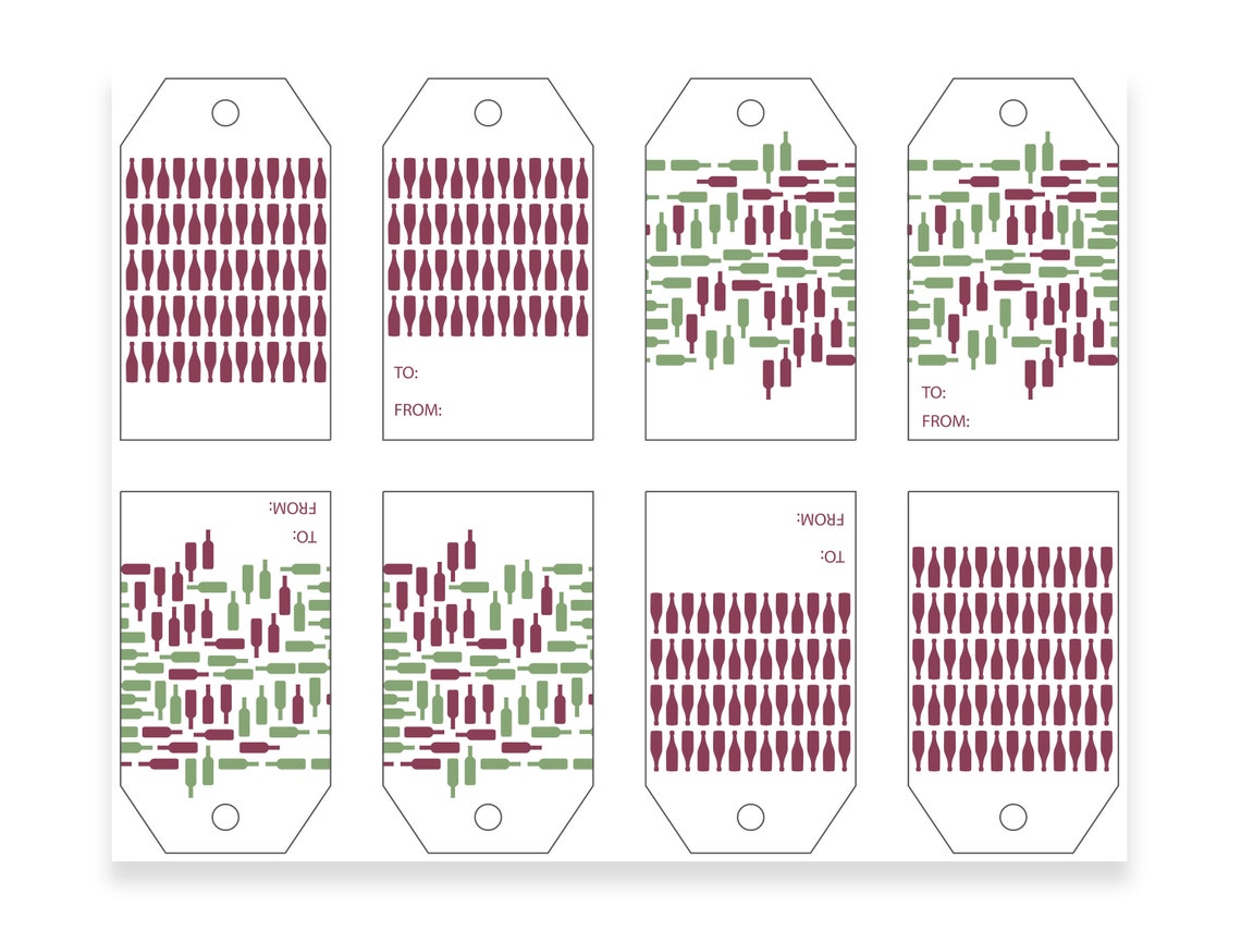 Digital Tags - Cardstock and Avery Template 22802 - Etsy