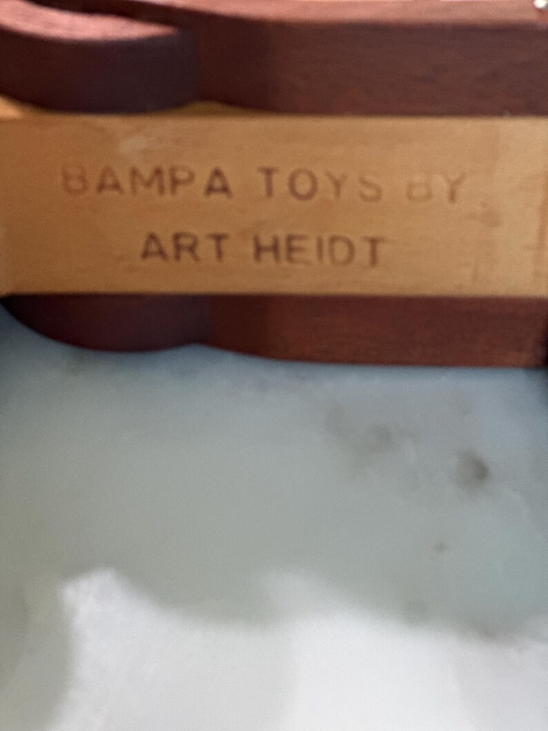 Vintage Wood Toy Car - Etsy