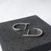 J-shaped Stud Earrings | Sterling Silver | Handmade & Custom in UK ...