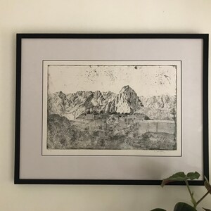 Nancy Nemec Limited Edition Signed Print Embossed Etching Mid - Etsy