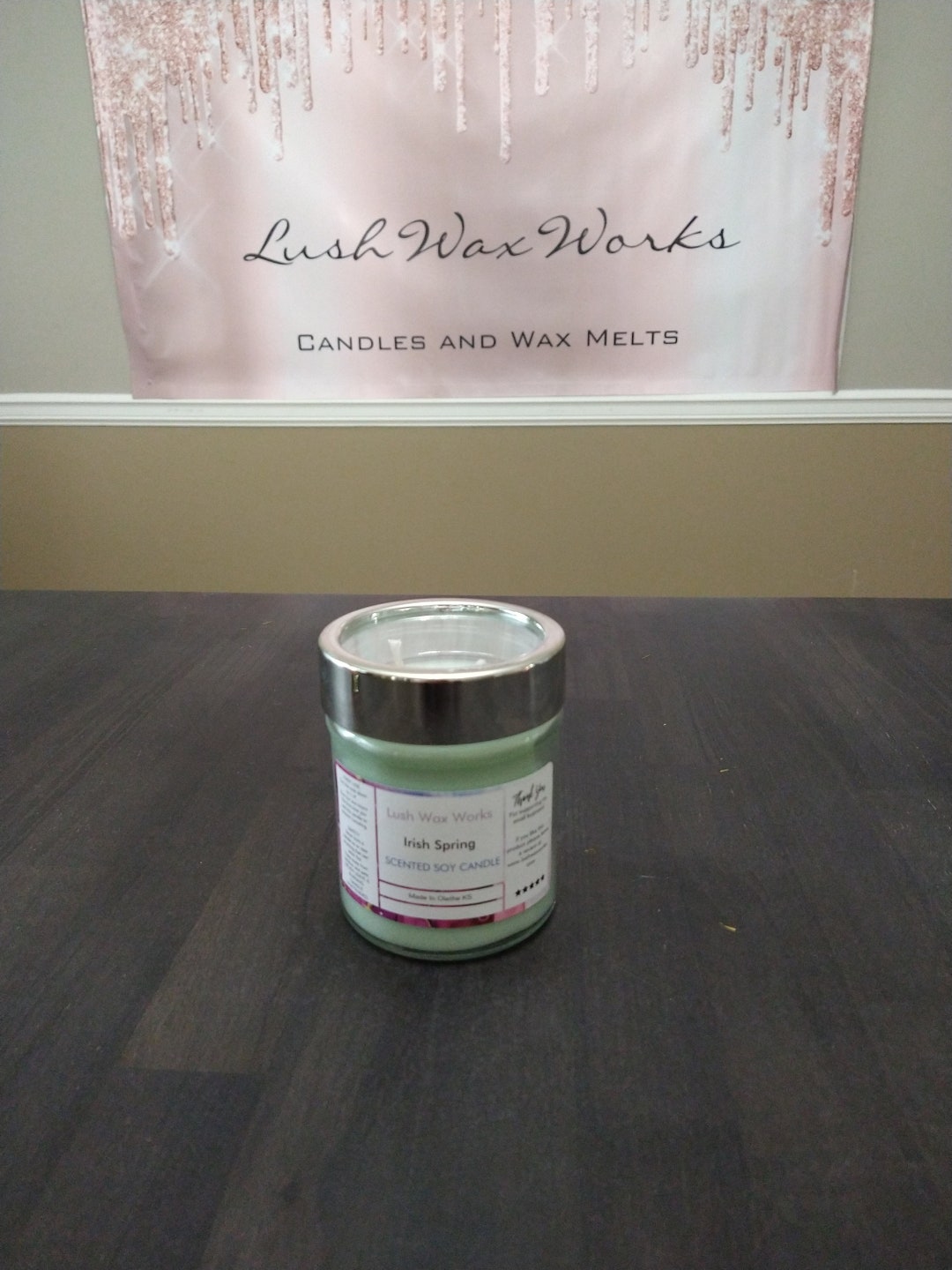 Set of 2 Soy Wax-irish Spring Candles - Etsy