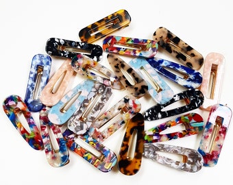 Acrylic Hair Clips | Etsy UK