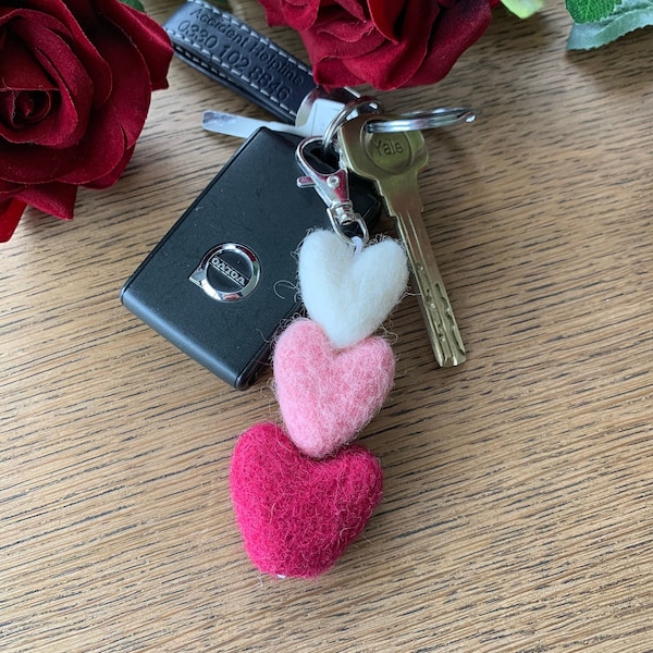 Felt Keyrings - Etsy UK