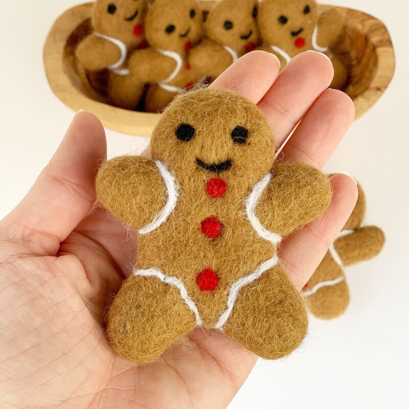 Felt Gingerbread Man - Etsy