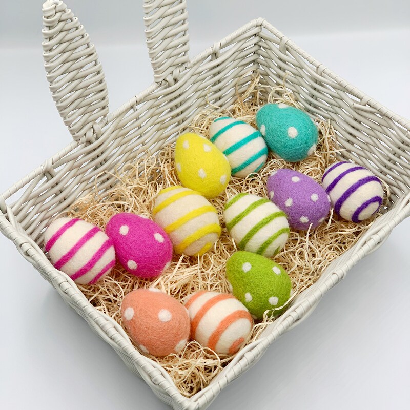 Wool Easter Eggs - Etsy