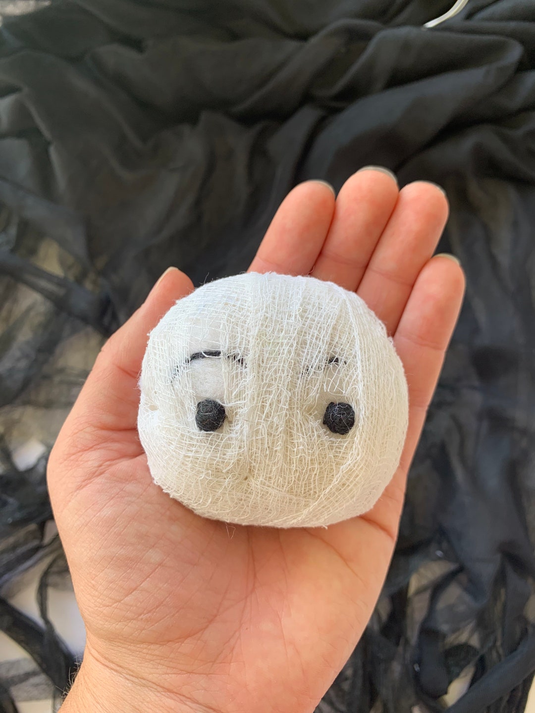 Loose Felted Mummy Head Pack Single or Set of 3, 6, 9 or 12 Heads - Etsy