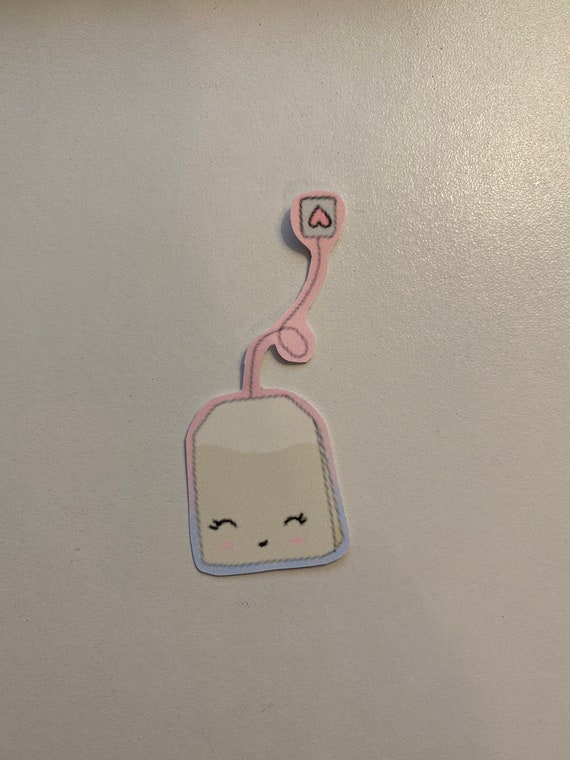 Tea Bag Sticker | Etsy