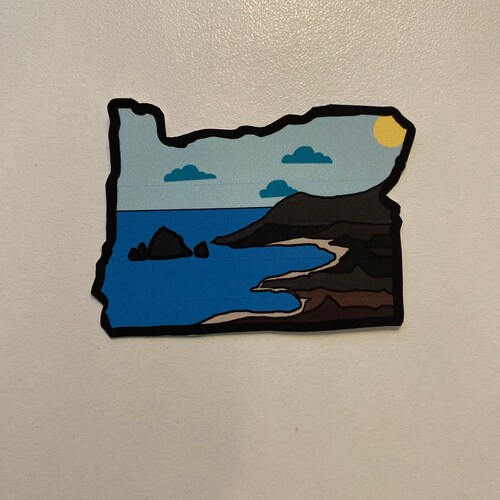 Oregon Sticker State Sticker - Etsy