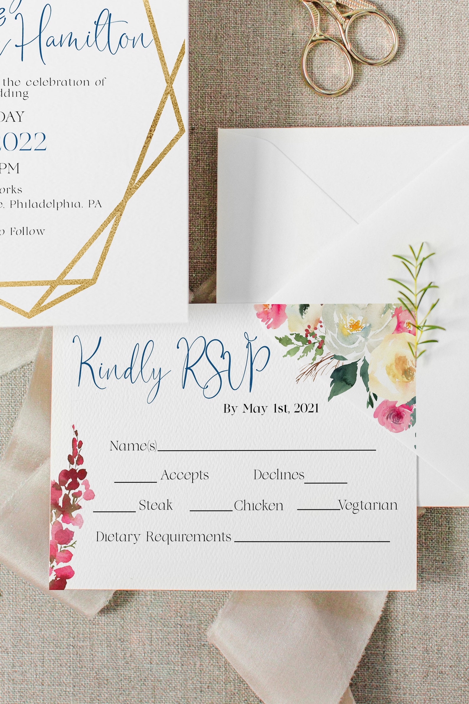 Rsvp Card Template