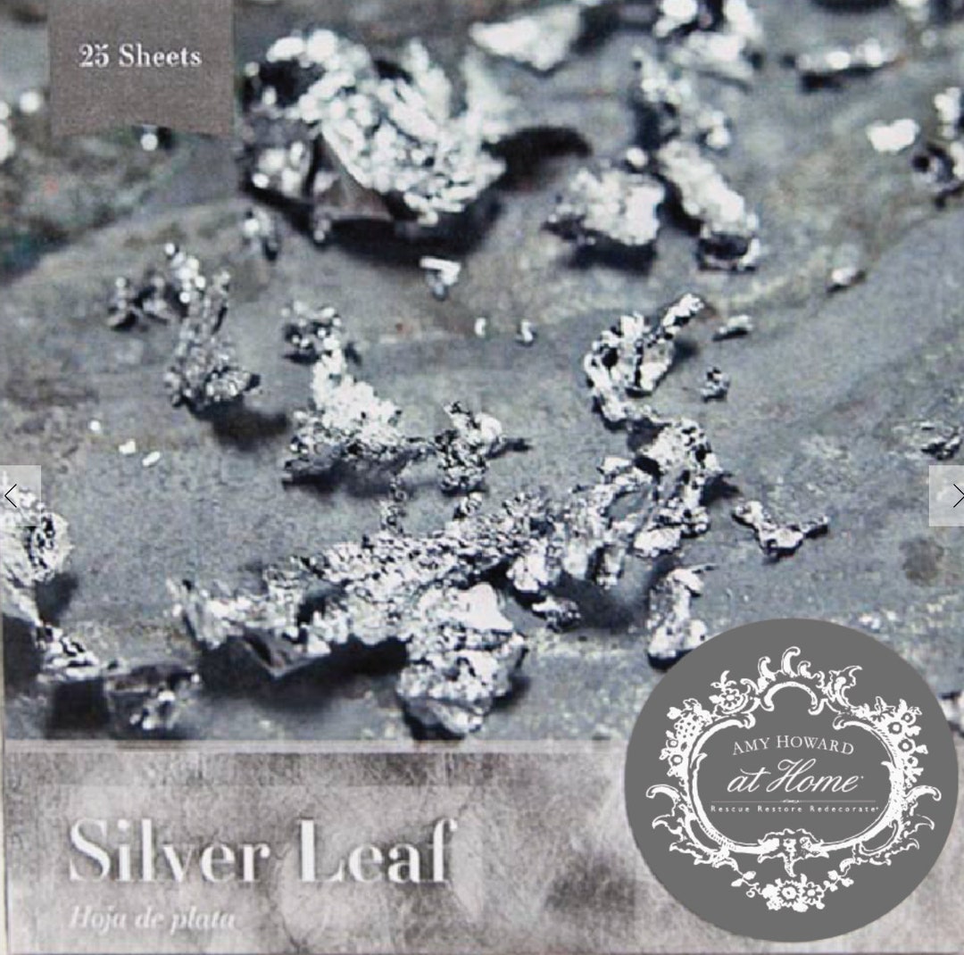 Silver Leaf Sheets: Metallic Foil for Furniture and Home Décor - Etsy