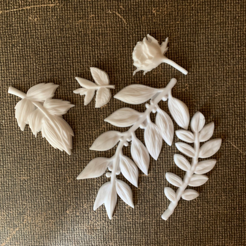 Leafy Blossom Resin Shapes - Etsy