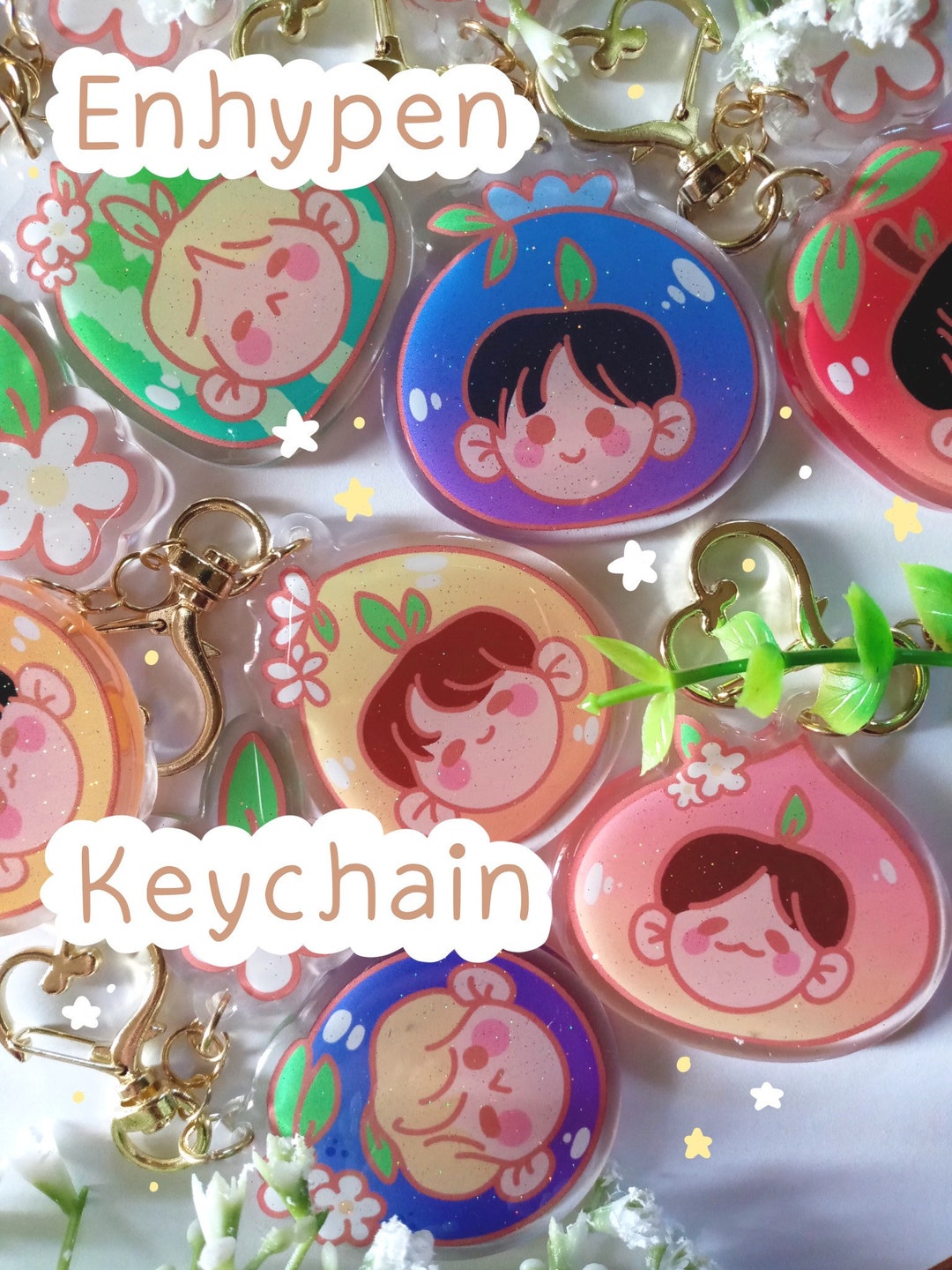 Enhypen Fruit Keychains - Etsy