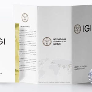 IGI Certified Round Lab Grown Diamond E VS1 Brilliant Round Cut Lab ...