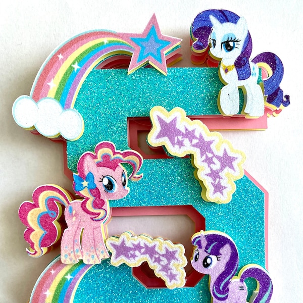 Pony Cake Topper - Etsy