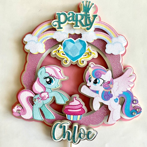 My Little Pony Cake Topper - Etsy