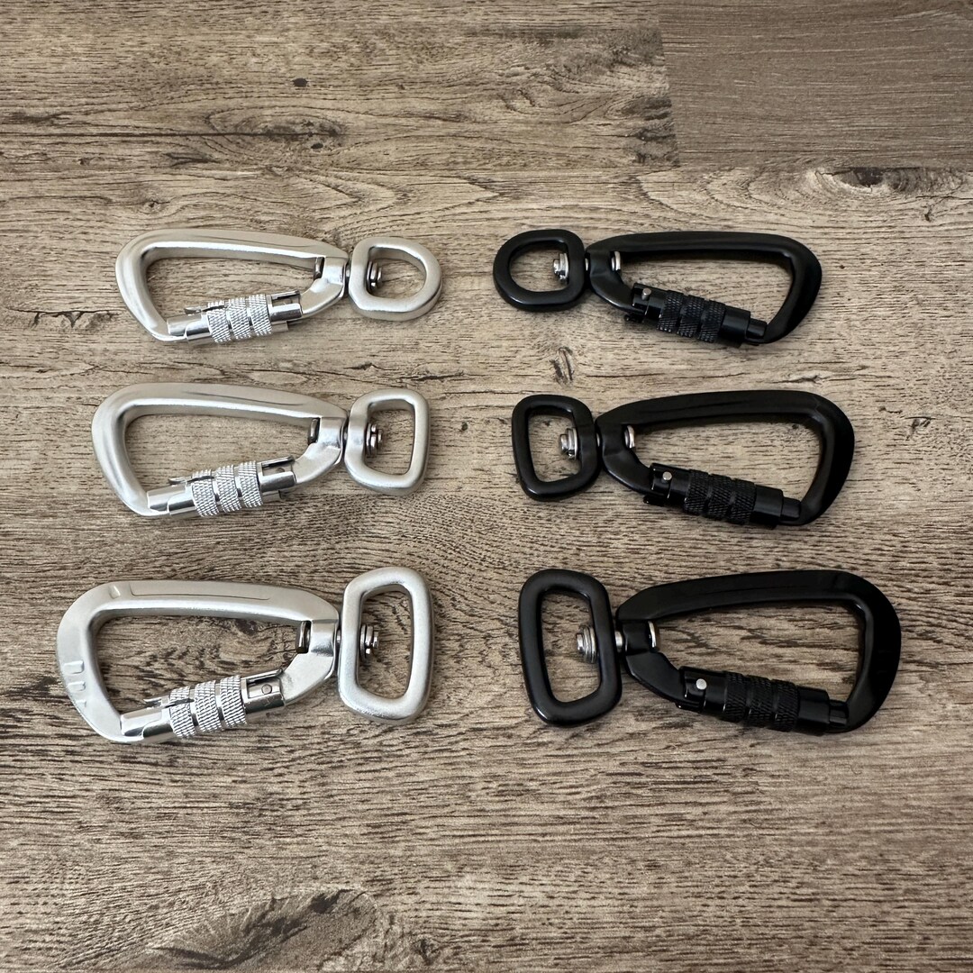 Self Locking Carabiner 16mm, 20mm, 25mm for Crafting Projects - Etsy