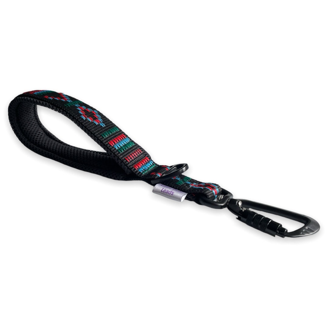 Padded Traffic Dog Handle Lead 25/30/35cm Long Multiple Colours 400KG ...
