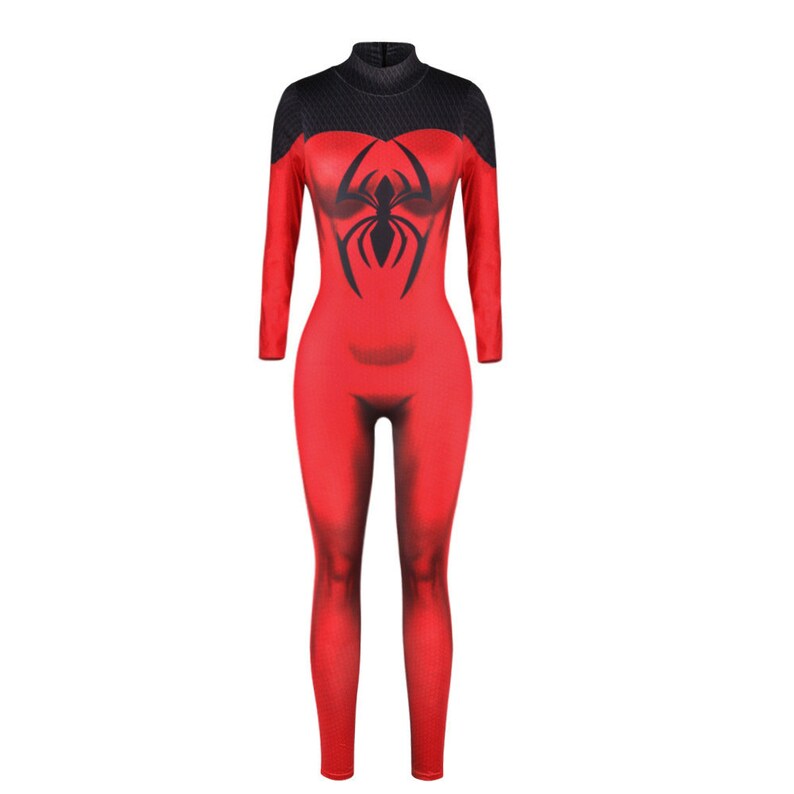 Woman Sexy Spider Costume Spider Girl Spiderman Costumes Etsy Finland