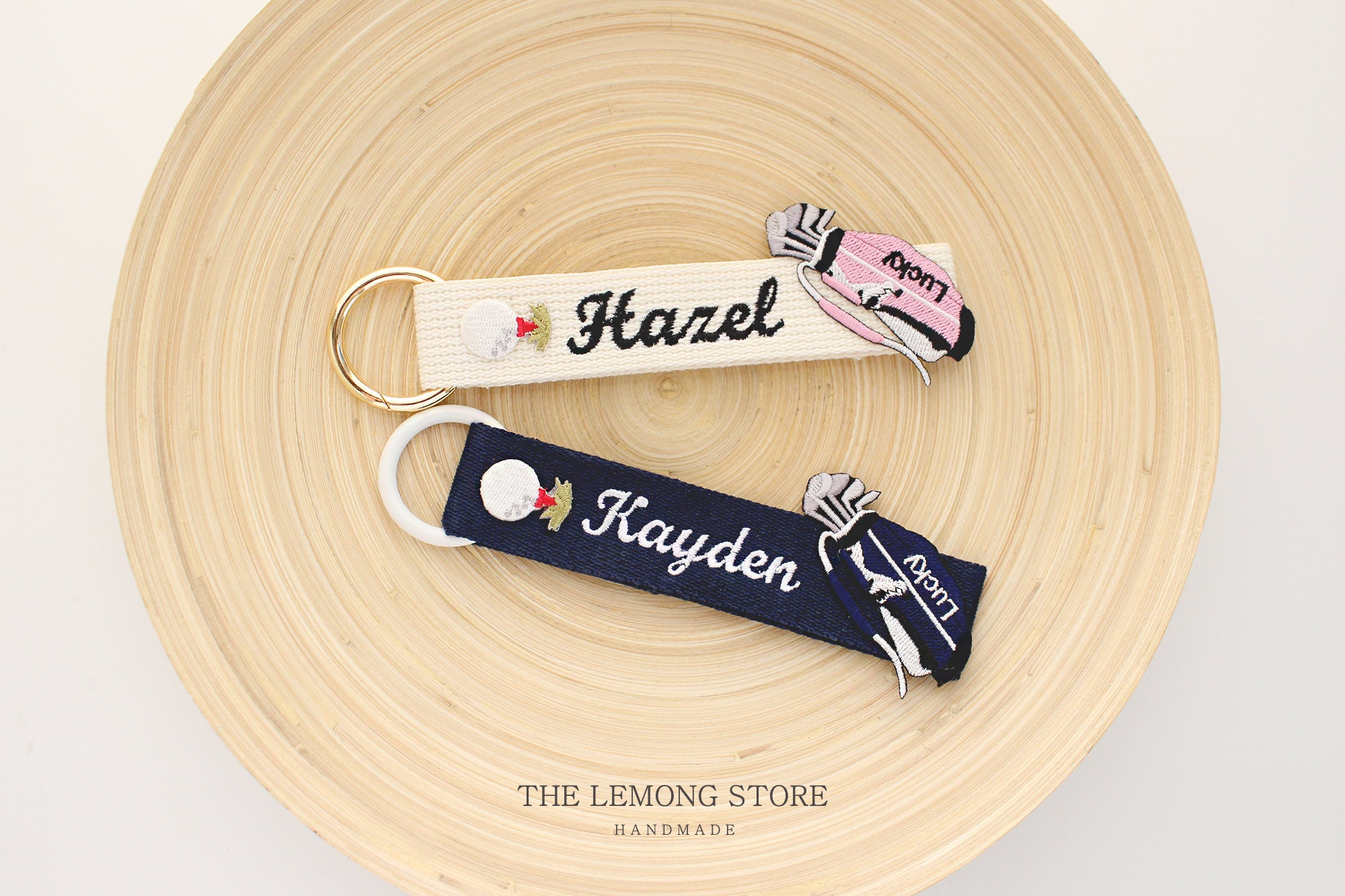 Personalized Name Tag,golf Club Personalized Embroidery Name Tag ...