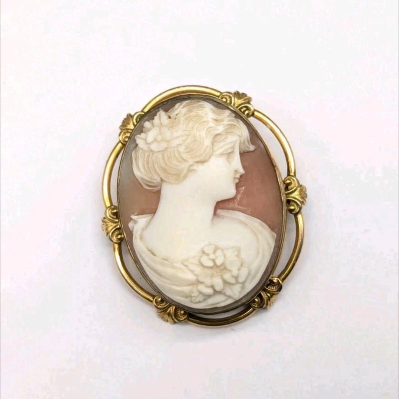 Filled Locket Brooch - Etsy