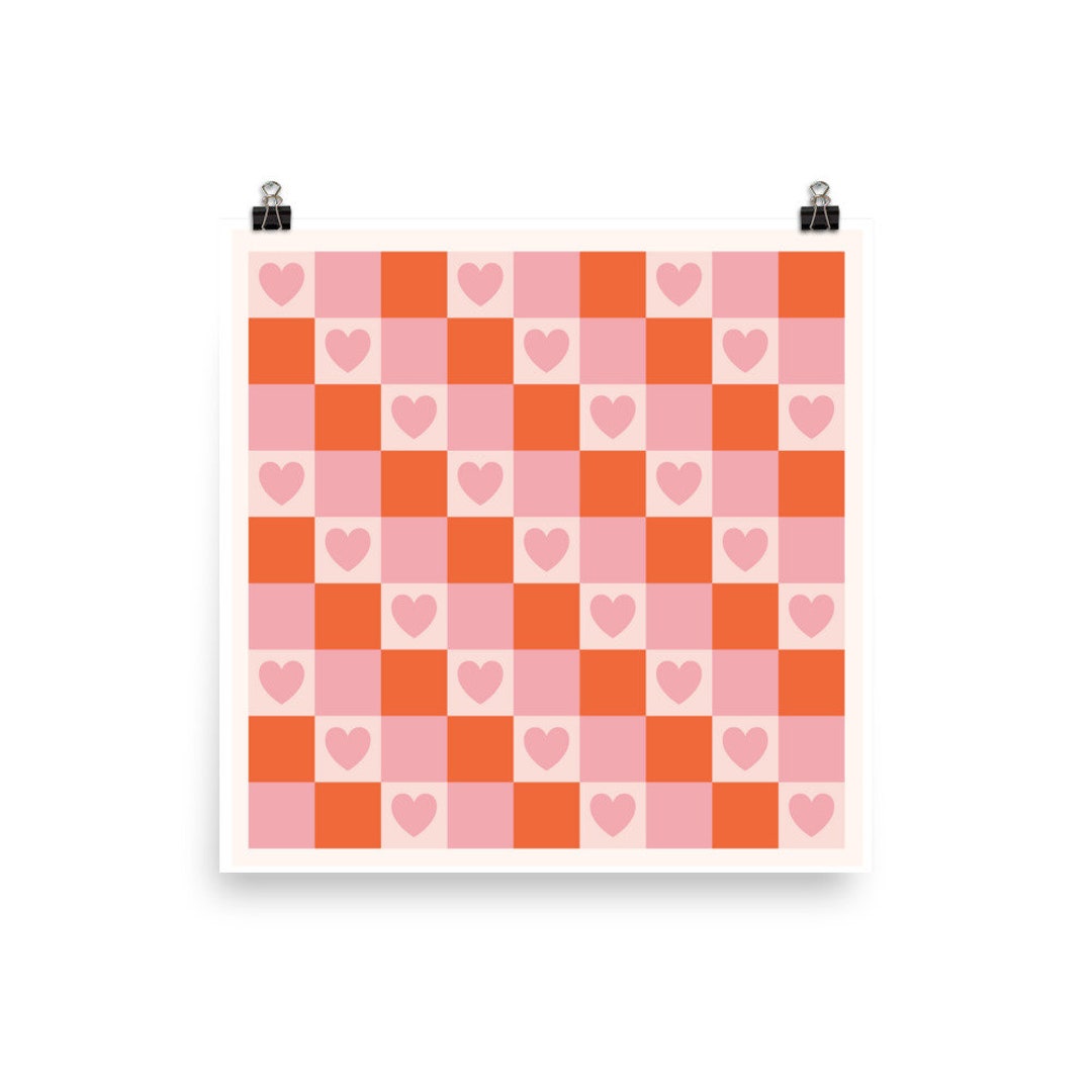 Retro Print - Modern Art - Seventies Art - Contemporary Art - Colourful ...