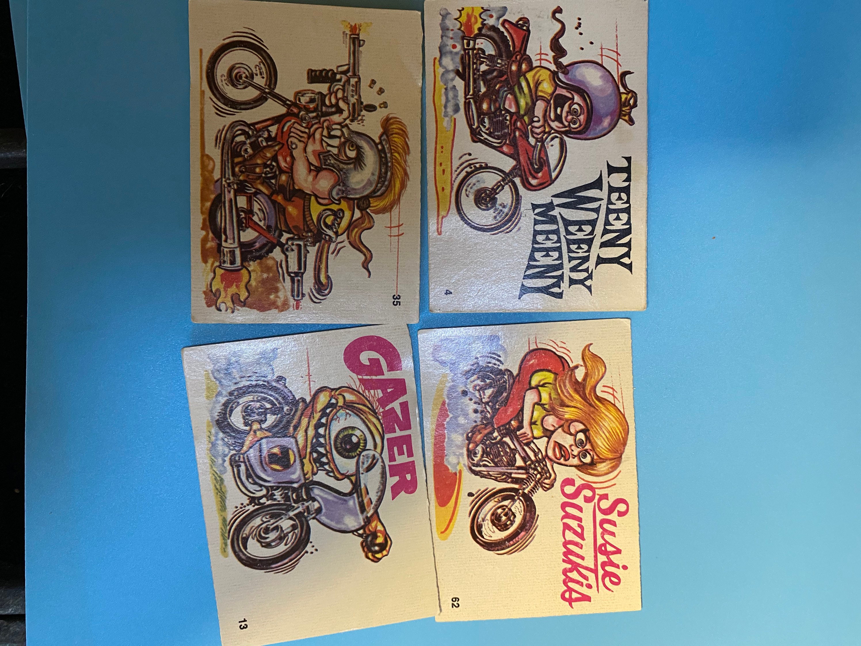 Vintage Lot of Motorcycle and Hot Rod Memorabilia/cards and Stickers - Etsy