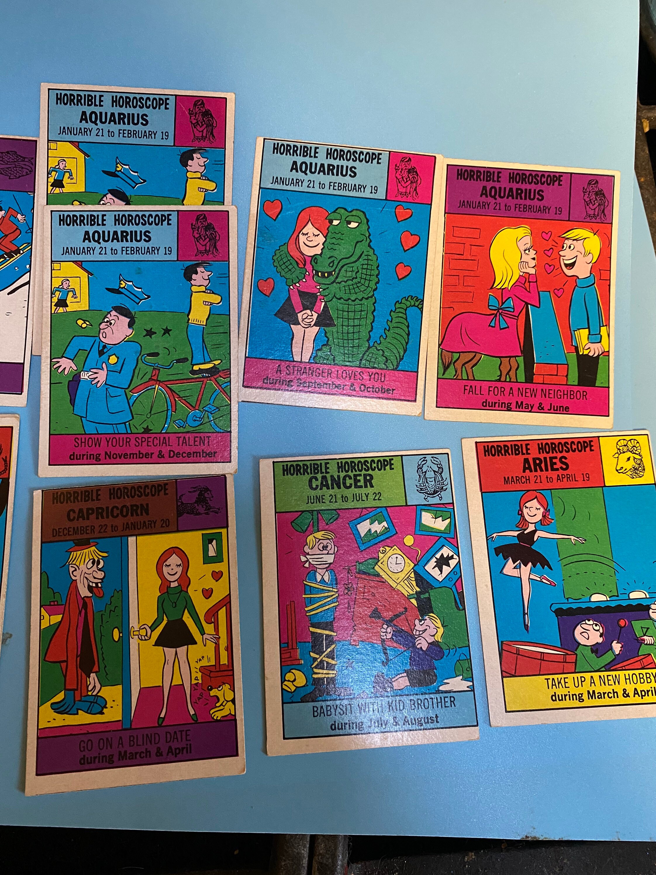 13 Vintage Horrible Horoscope Cards - Etsy