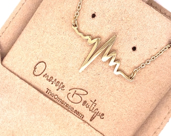 Heart Beat Necklace | Etsy