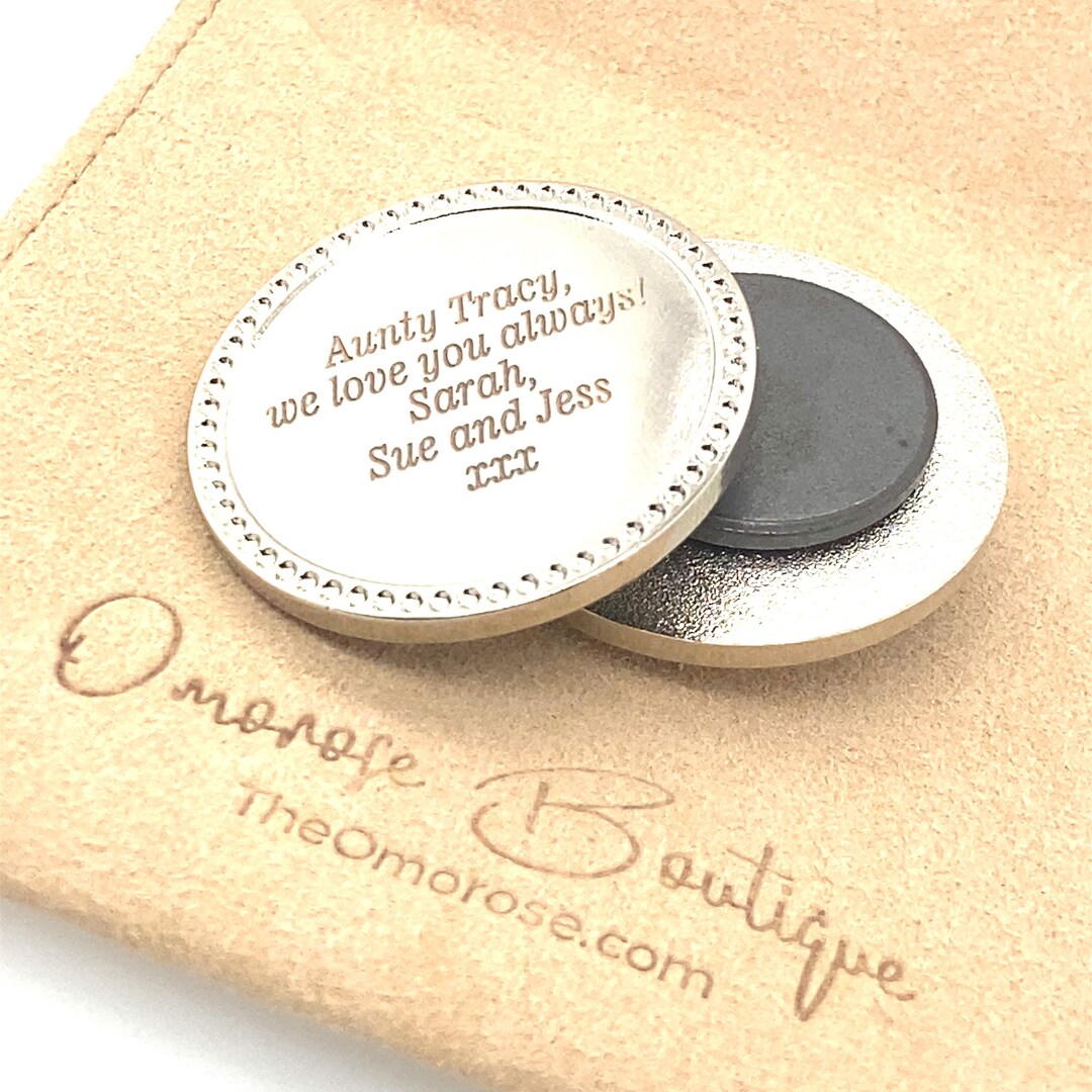 Personalised Magnet With Handwriting Engraved, Actual Handwriting ...