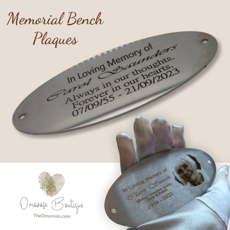Engraved Memorial Plaque - Etsy