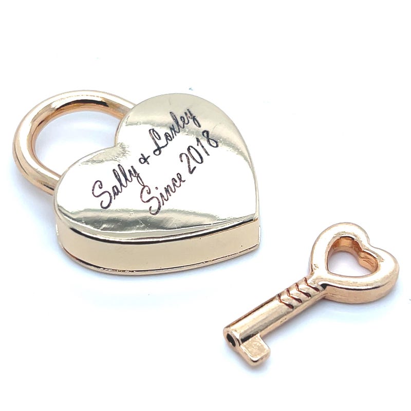 Heart Shaped Lock - Etsy