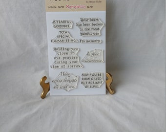 Sympathy Stamp | Etsy