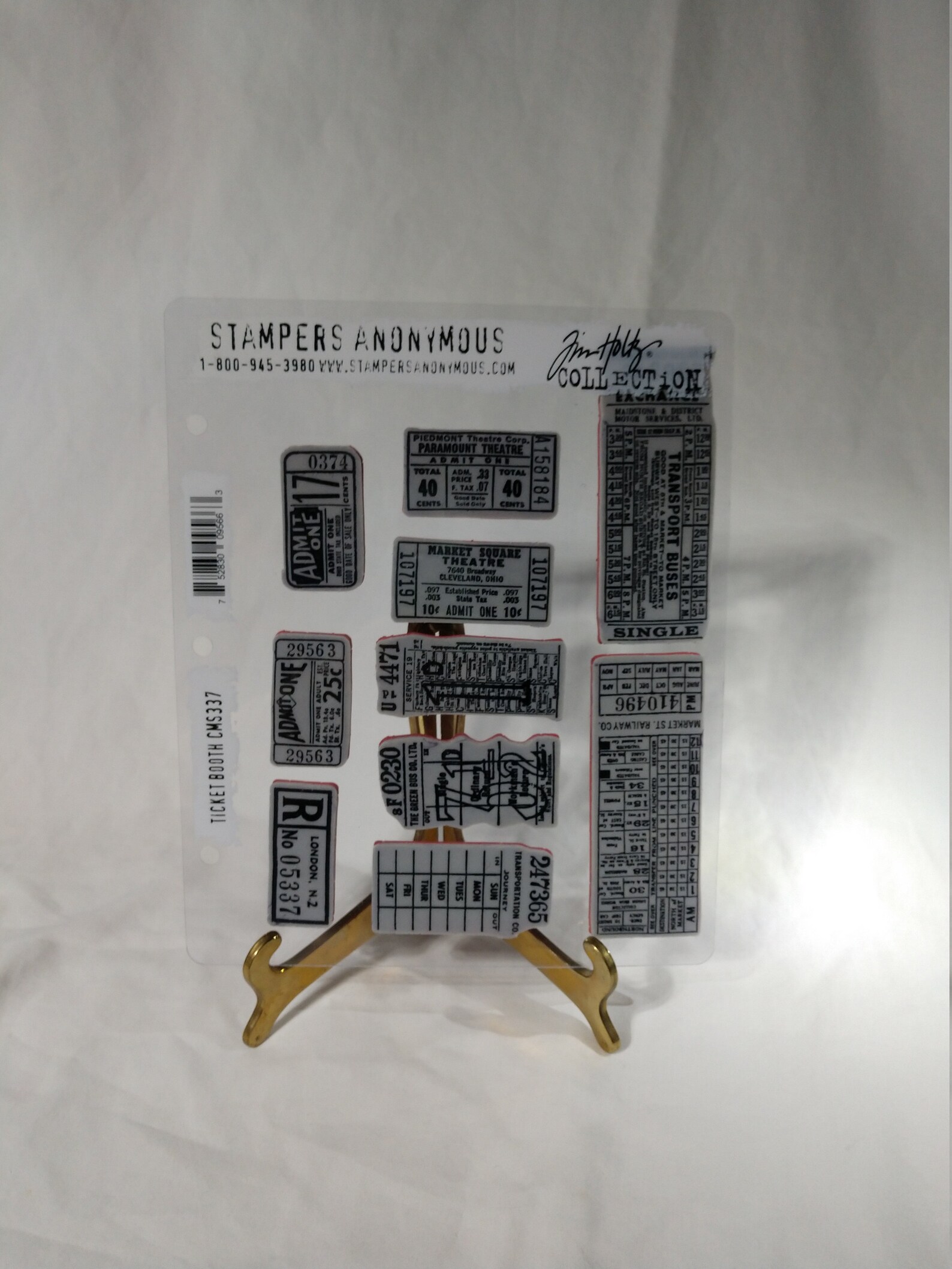 Ticket Booth Stamp set Stampers Anonymous | Etsy