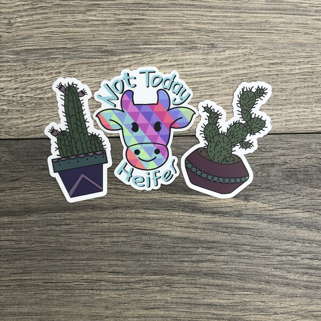 Prickly Sticker Pack - Etsy