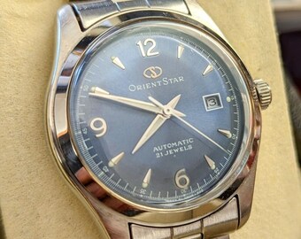 1980's ORIENT 3 Star 469WB3-65 Men's Watch Vintage Japanese Mechanical ...