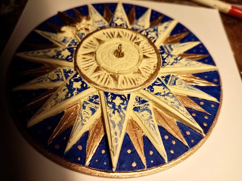 Miniature Dolls House Compass Ceiling Rose - Etsy