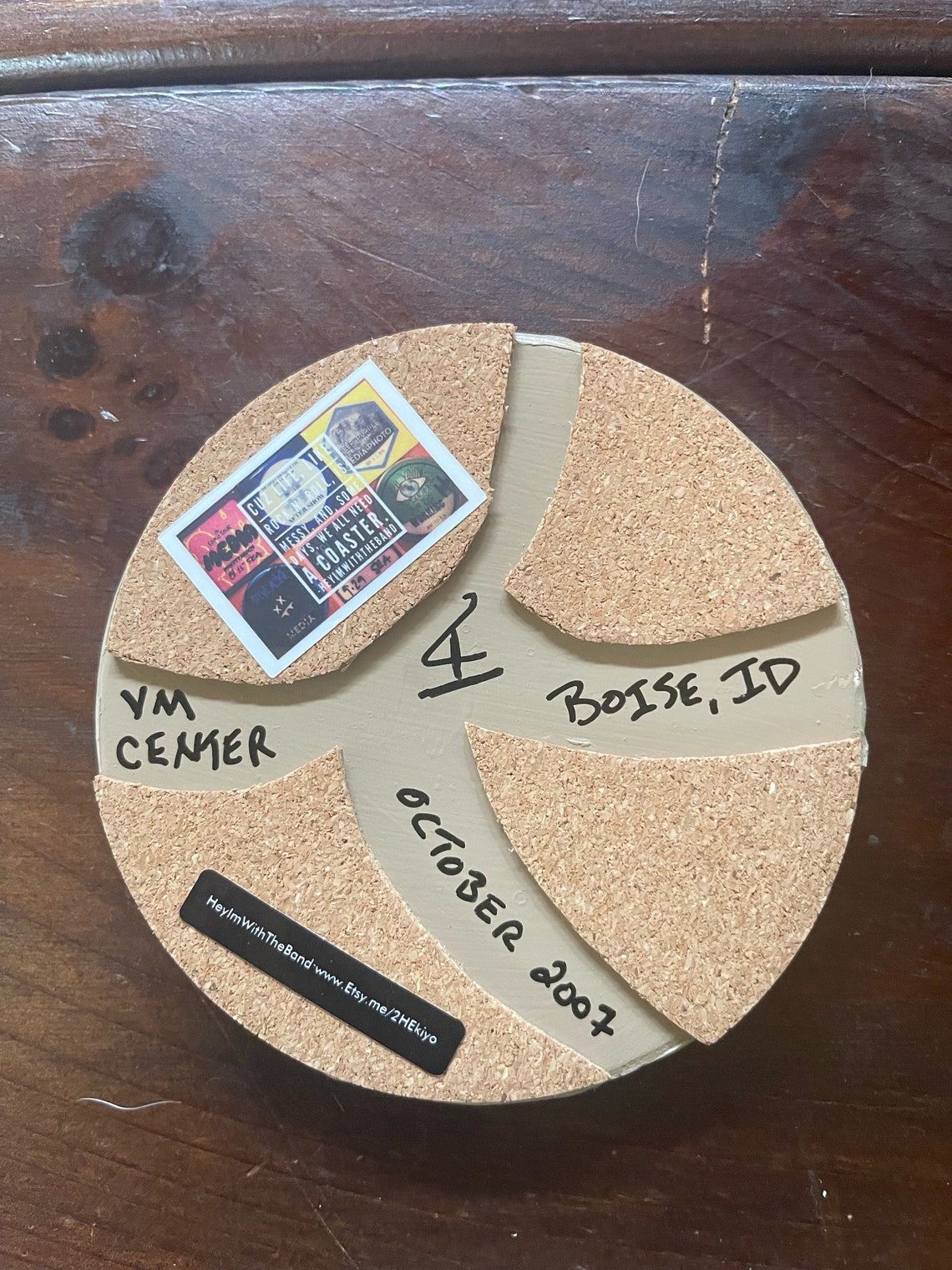 NEIL YOUNG Hand Painted Tile Coaster With Genuine Rare and Authentic ...