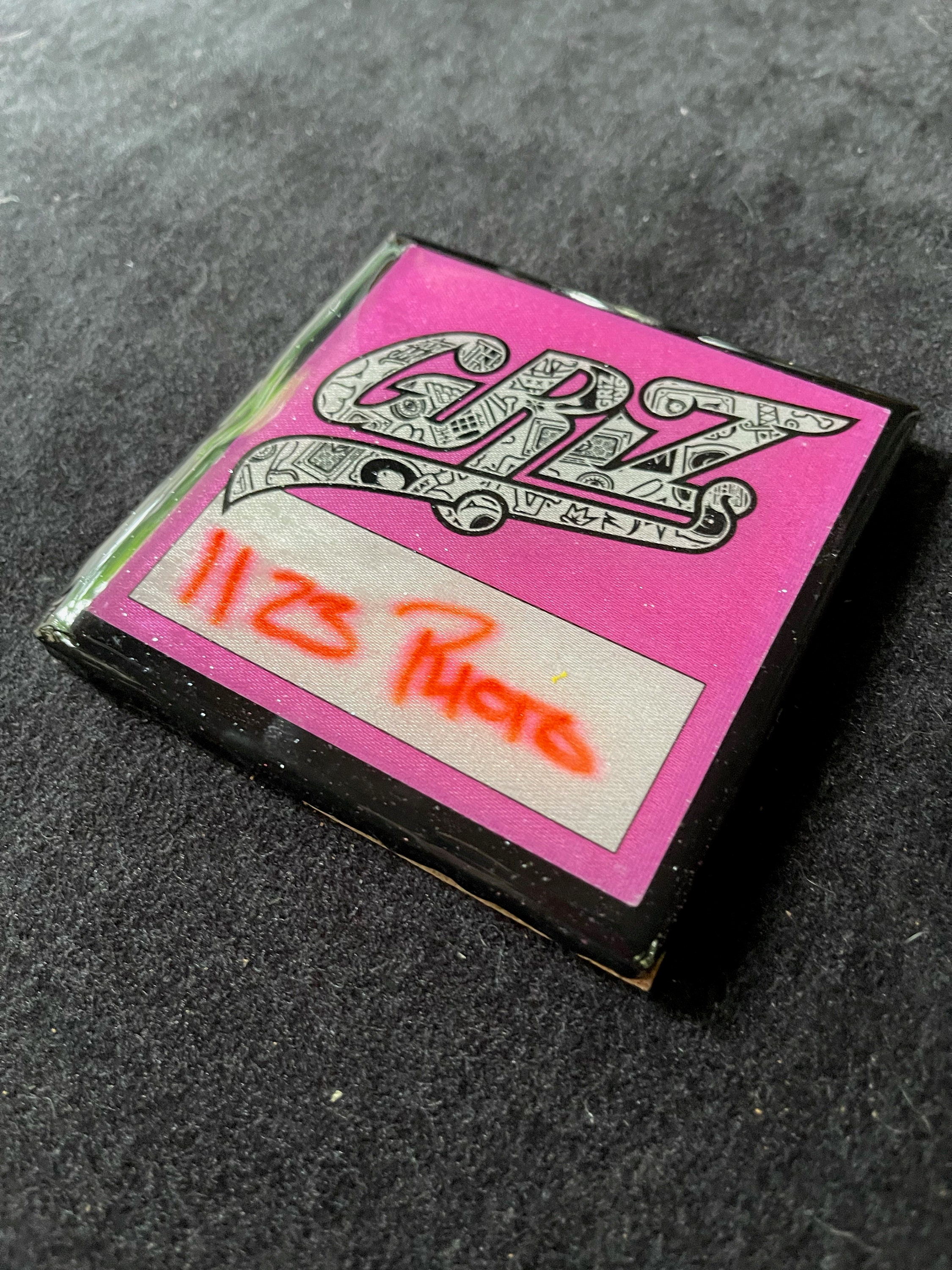 GRIZ Hand Painted Tile Coaster With Genuine Griz Artist Photo Pass - Etsy
