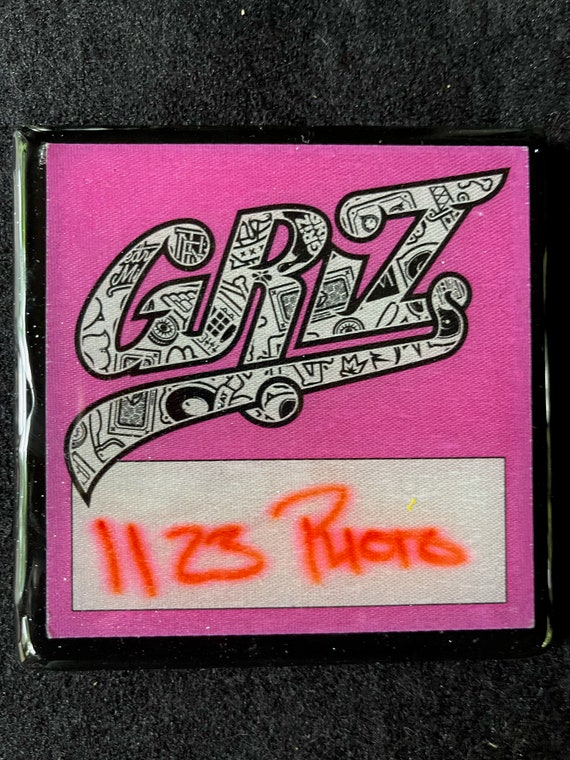 GRIZ Hand Painted Tile Coaster with Genuine Griz Artist Photo | Etsy