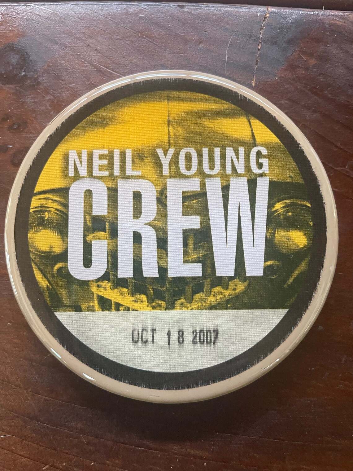 NEIL YOUNG Hand Painted Tile Coaster With Genuine Rare and Authentic ...
