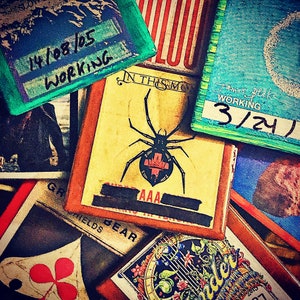 NEIL YOUNG Hand Painted Tile Coaster With Genuine Rare and Authentic ...