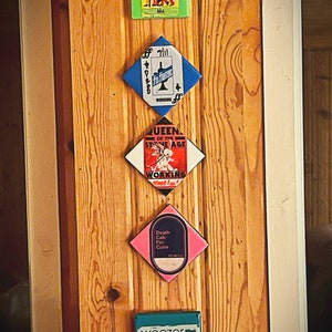 NEIL YOUNG Hand Painted Tile Coaster With Genuine Rare and Authentic ...