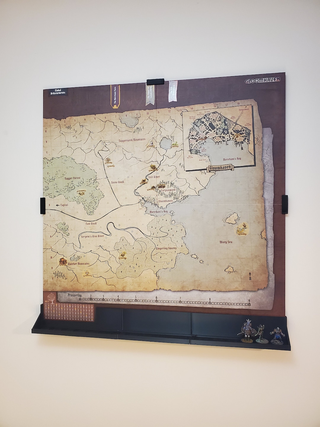 STL File Gloomhaven Map Frame & Mini Display - Digital Download - Etsy